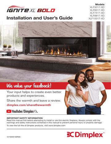 Dimplex XLF User's Guide | Manualzz