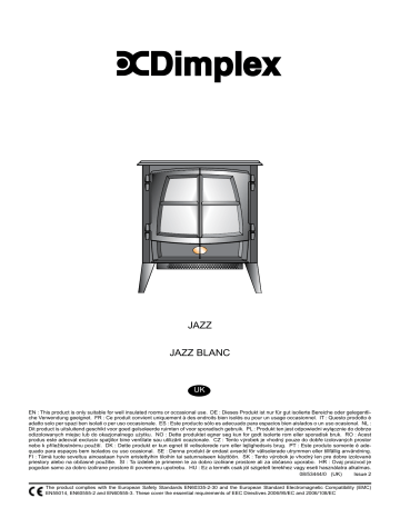 Dimplex JAZ20W-E Jazz Blanc Instruction manual | Manualzz