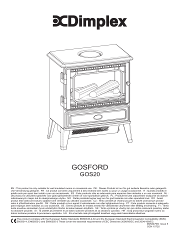 Dimplex GOS20 Gosford Instruction manual | Manualzz