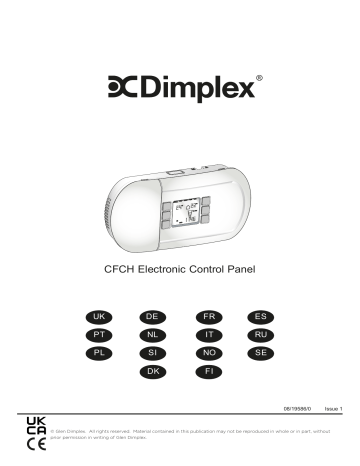 Dimplex CFCH Electronic Wall Controller instruction manual | Manualzz
