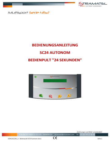 Stramatel 24-Sekunden Anlage Instructions | Manualzz