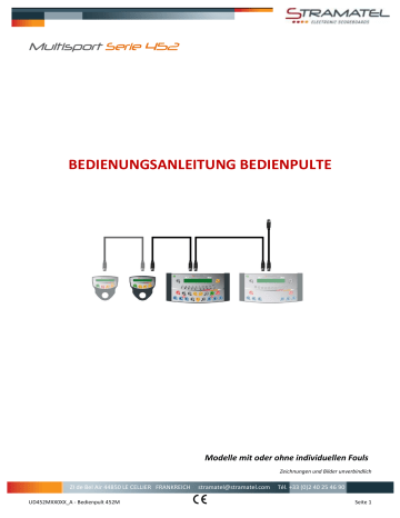 Stramatel Anzeigetafel "452 MB 7000" Instructions | Manualzz