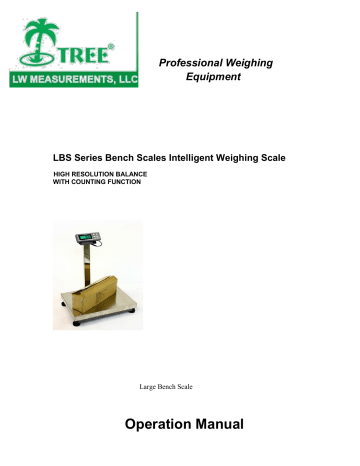 LW Measurements LBS 500 Manual | Manualzz