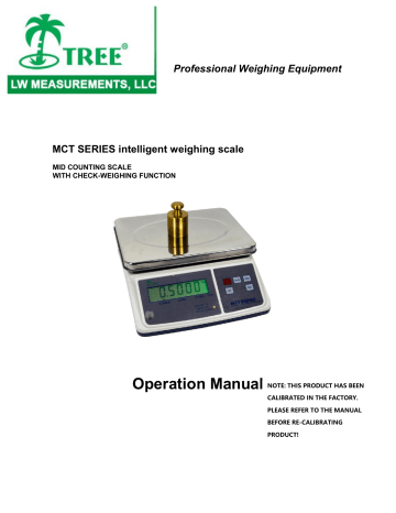LW Measurements MCT PLUS 66 Manual | Manualzz