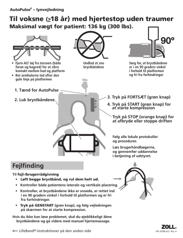 ZOLL AutoPulse Resuscitation System henvisning guide | Manualzz