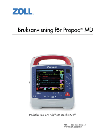 ZOLL Propaq MD Bruksanvisningar | Manualzz