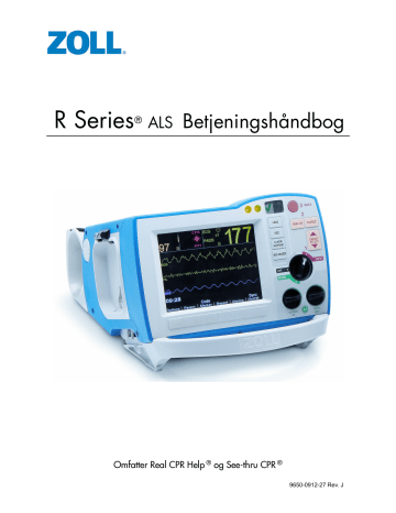 ZOLL R Series Monitor Defibrillators Brugervejledning | Manualzz