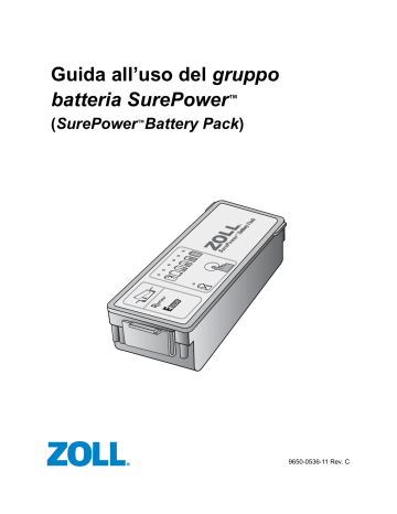 ZOLL SurePower Defibrillator Battery System Guida utente | Manualzz