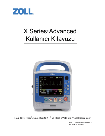 ZOLL X Series Advanced Kullanım kılavuzu | Manualzz