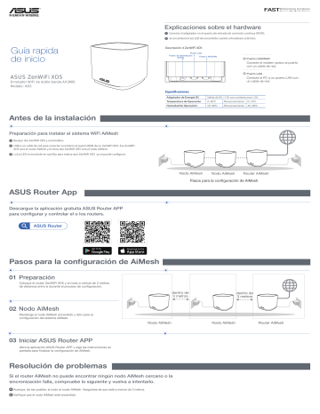 Asus ZenWiFi XD5 4G LTE / 3G Router Quick Start Guide | Manualzz