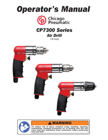 Chicago Pneumatic CP7300RQC Manual de utilizare | Manualzz