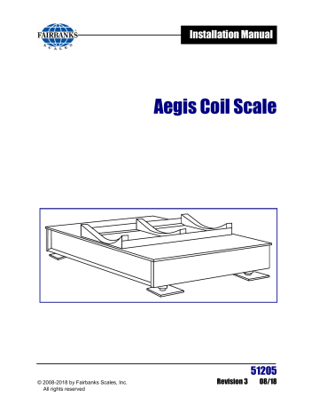 Fairbanks Scales Aegis Coil Scales Installation Manual | Manualzz