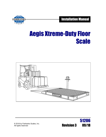 Fairbanks Scales Aegis Xtreme Duty Installation Manual | Manualzz