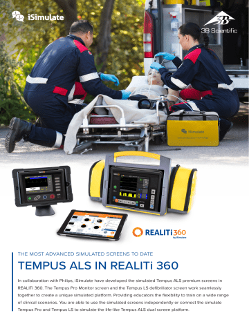 3B Scientific 8001116 Philips Tempus Pro Patient Monitor Screen ...