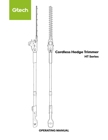 Gtech HT50 Hedge Trimmer Owner Manual | Manualzz