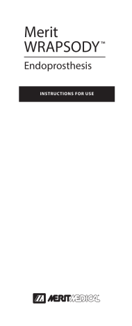 Merit Medical WRAPSODY Endoprosthesis Instructions for Use | Manualzz