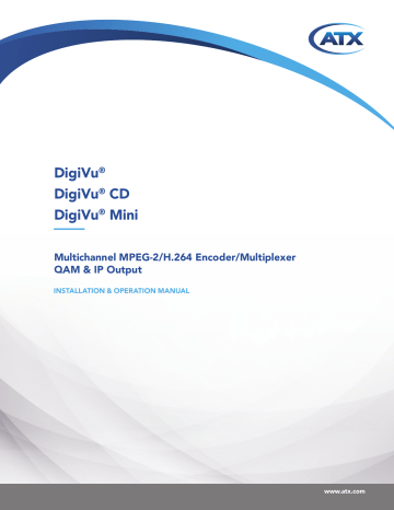 ATX DigiVu Installation & Operation Manual | Manualzz