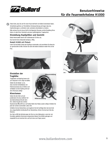 Bullard H1000 User Manual | Manualzz