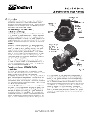 Bullard XT Series Charging Units User Manual | Manualzz