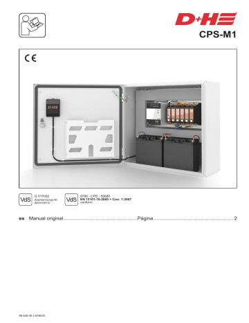 D+H CPS-M1 SHEV control panel modular Instrucciones de operación | Manualzz