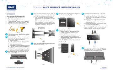 HME ZOOM Nitro CU60 Installation Instructions | Manualzz