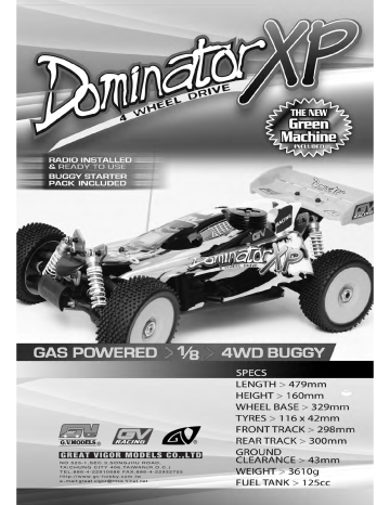 GREAT VIGOR Dominator XP User Manual | Manualzz