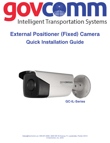 GOVCOMM GC-IL-Series Quick Installation Manual | Manualzz