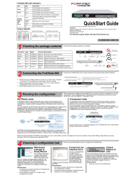 Fortinet FortiGate FortiGate-500 - Installation manual, Administrator's ...