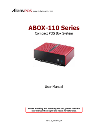 AdvanPOS ABOX-110 Series User Manual | Manualzz