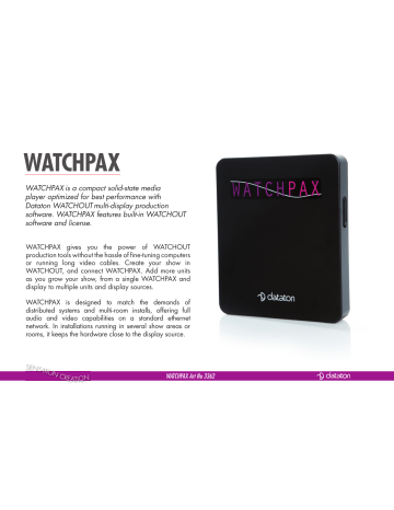 Dataton WATCHPAX Getting Started | Manualzz