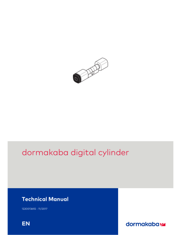 Dormakaba digital cylinder Technical Manual | Manualzz