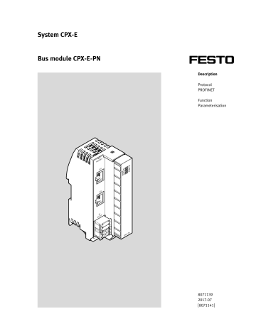 Festo CPX-E-PN Manual | Manualzz