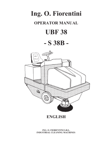 FIORENTINI UBF 38 Operator's Manual | Manualzz