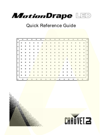 Chauvet DJ MotionDrape LED Quick Reference Manual | Manualzz