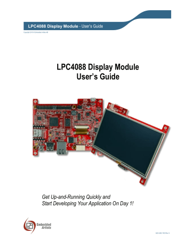Embedded Artists LPC4088 User Manual | Manualzz