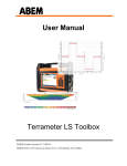 ABEM Terrameter LS 2 User Manual | Manualzz