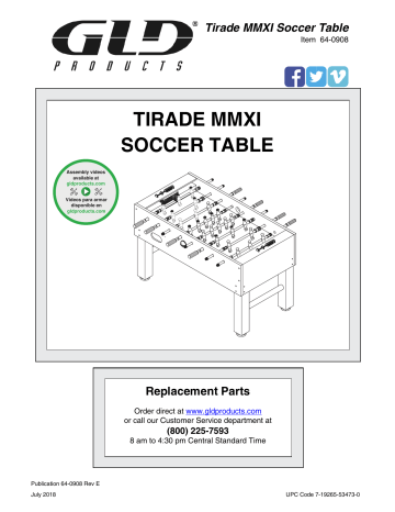 GLD Products Tirade MMXI Manual | Manualzz