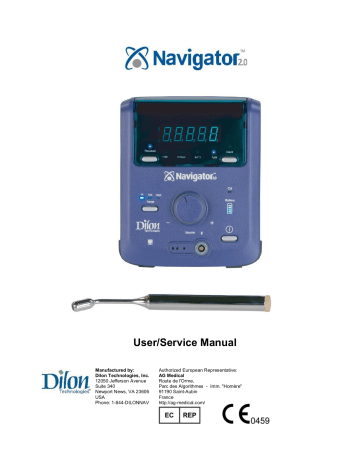 Dilon Navigator 2.0 User & Service Manual | Manualzz