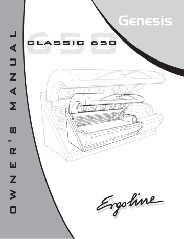 ergoline Genesis Classic 650 Owner's Manual | Manualzz