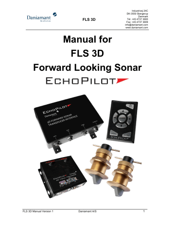 Daniamant Echopilot FLS 3D Manual | Manualzz