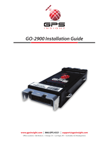 GPS Insight GO-2900 Installation Manual | Manualzz