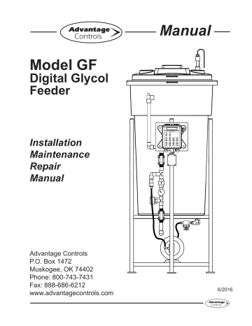 Digital System Operation Overview. Advantage Controls GF | Manualzz