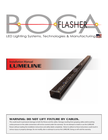Boca Flasher LUMELINE Installation Manual | Manualzz