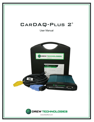 Drew Technologies CarDAQ-Plus 2 User Manual | Manualzz