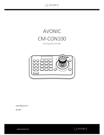 Avonic CM-CON100 User Manual | Manualzz