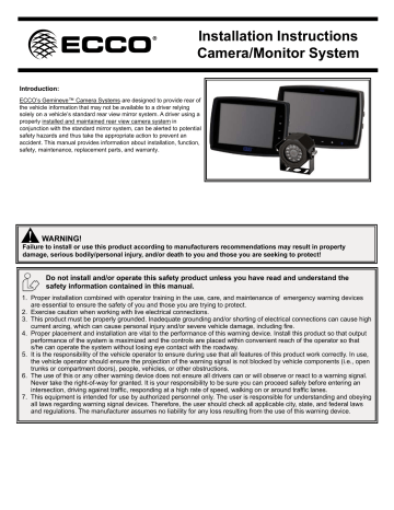 Ecco Gemineye EC2014-C Installation Instructions Manual | Manualzz