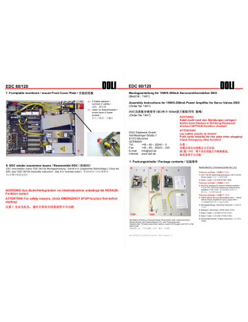 Doli EDC 120 User manual | Manualzz