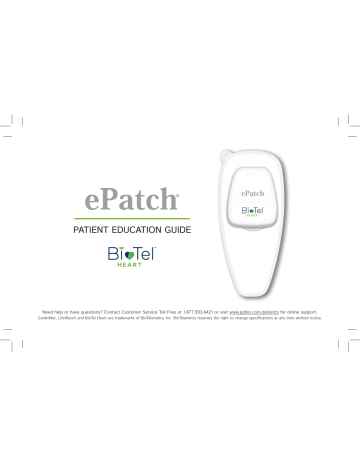 BioTel Heart ePatch Patient Education Manual | Manualzz