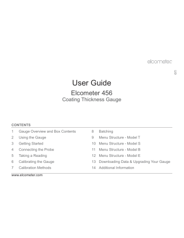 Elcometer 456 User Manual | Manualzz