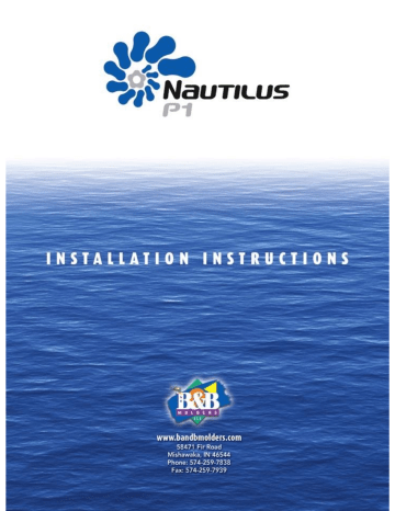 B&B Molders Nautilus P1 Installation Instructions & Owner's Manual | Manualzz